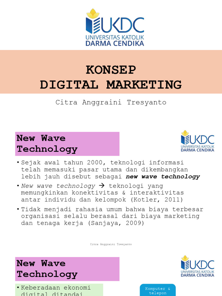 Konsep Pemasaran Digital Modern | PDF