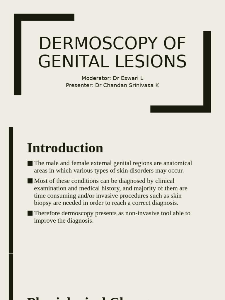 Dermoscopy of Genital Lesions 2 | PDF | Diseases And Disorders ...