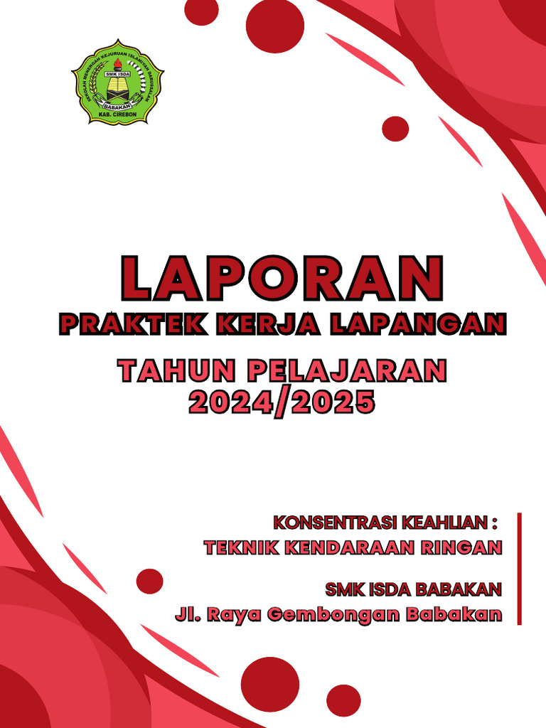Cover Laporan TKR | PDF