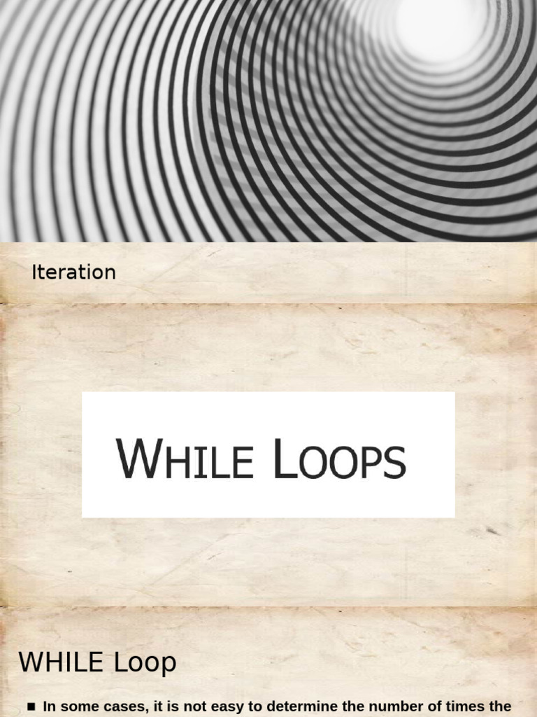 Gr8 6.iteration WHILE Loop | PDF