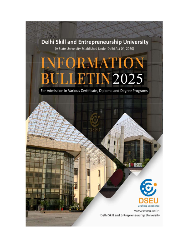 DSEU Admission Brochure 2025 | PDF