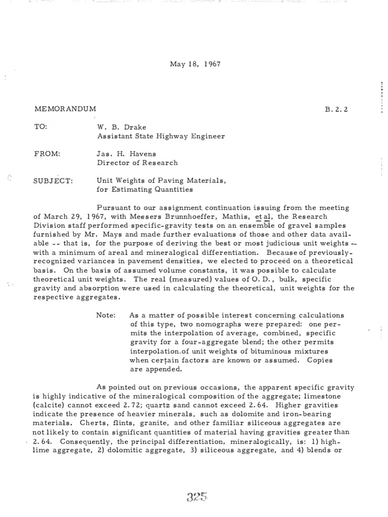 MY Unit Weights of Paving Materials For Estimating Quantities | PDF ...