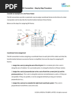 Chapter 2 (DH Parameters) | PDF | Cartesian Coordinate System | Rotation