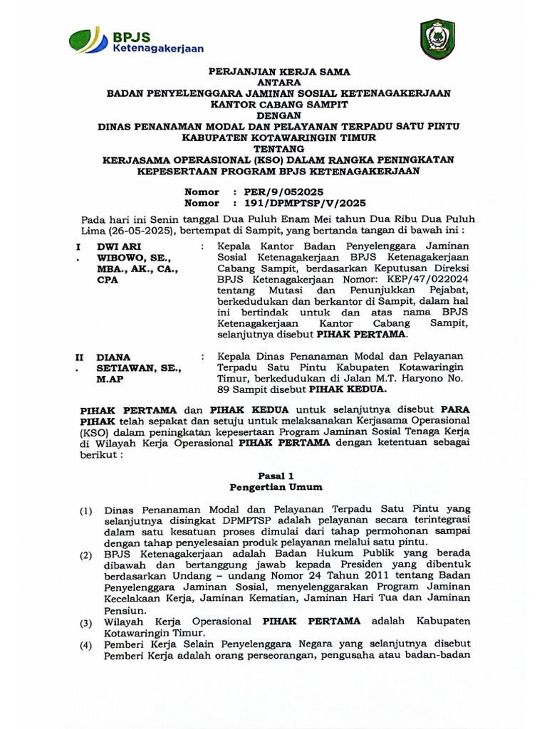 Pks PTSP Mei 2025 | PDF