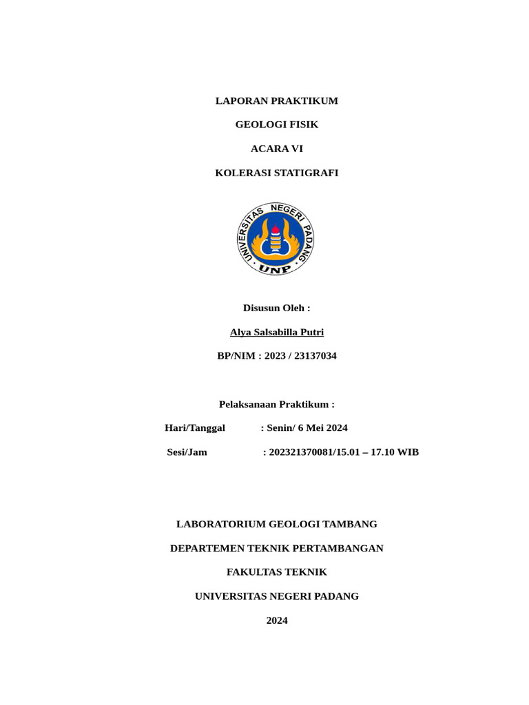 Cover Laporan Geofis | PDF