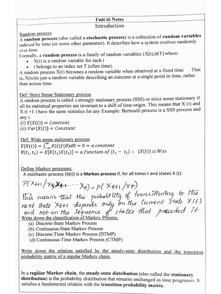 Unit 3 Notes PQM | PDF