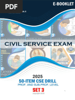 Civil Service Exam Diagnostic Test (Pre-Test) 2025 (Free Edition) | PDF ...