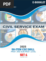 Civil Service Exam Diagnostic Test (Pre-Test) 2025 (Free Edition) | PDF ...