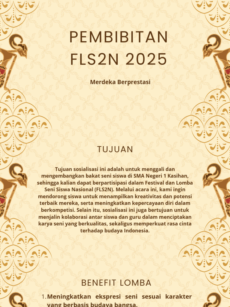 Lomba FLS2N 2025 untuk Siswa SMA | PDF