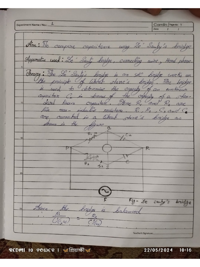 Physics Practical 2nd Sem | PDF