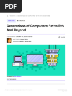 Five Generations of Computers | PDF | Computing | Quantum Computing