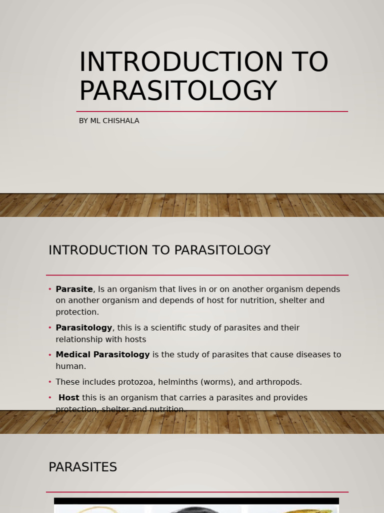 Introduction To Parasitology | PDF | Parasitism | Symbiosis