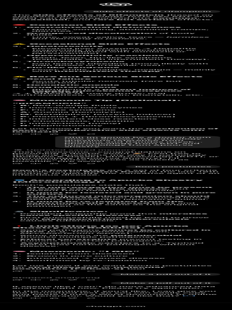 Rifampicin Side Effects 2 | PDF