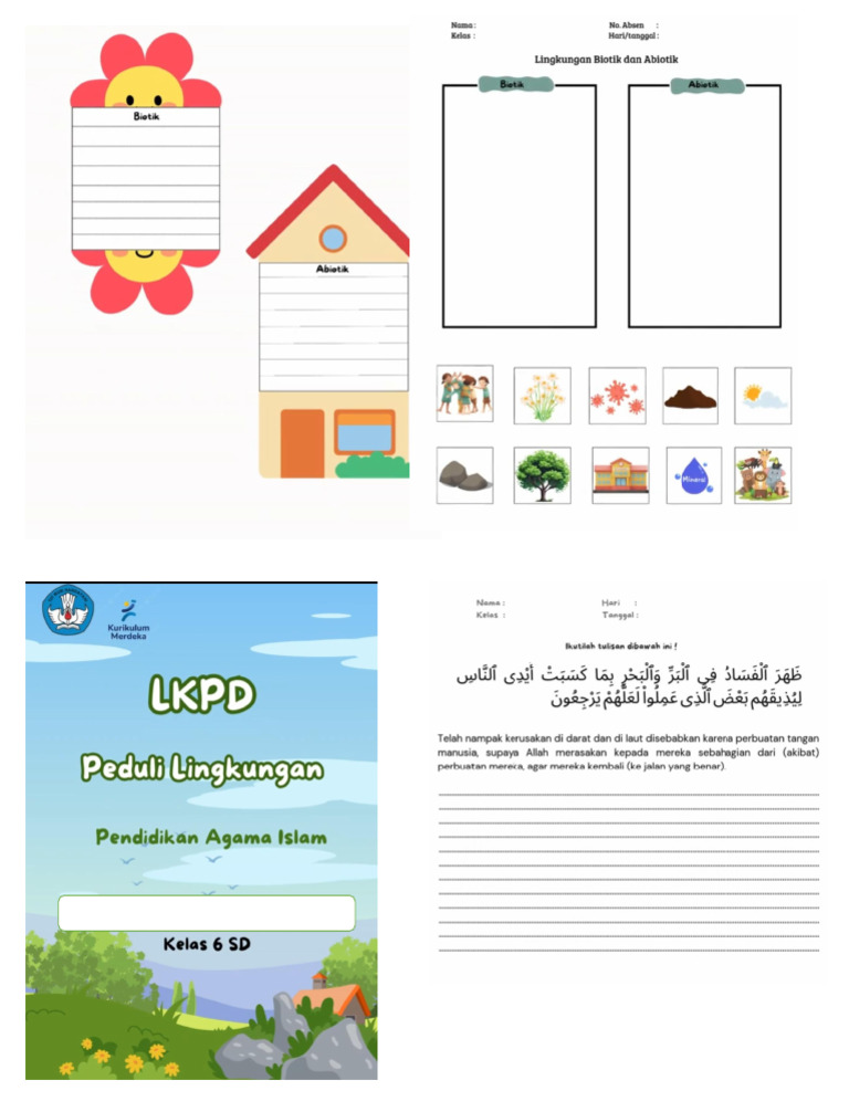 LKPD Pai Kls 6 Peduli Lingkungan Land | PDF