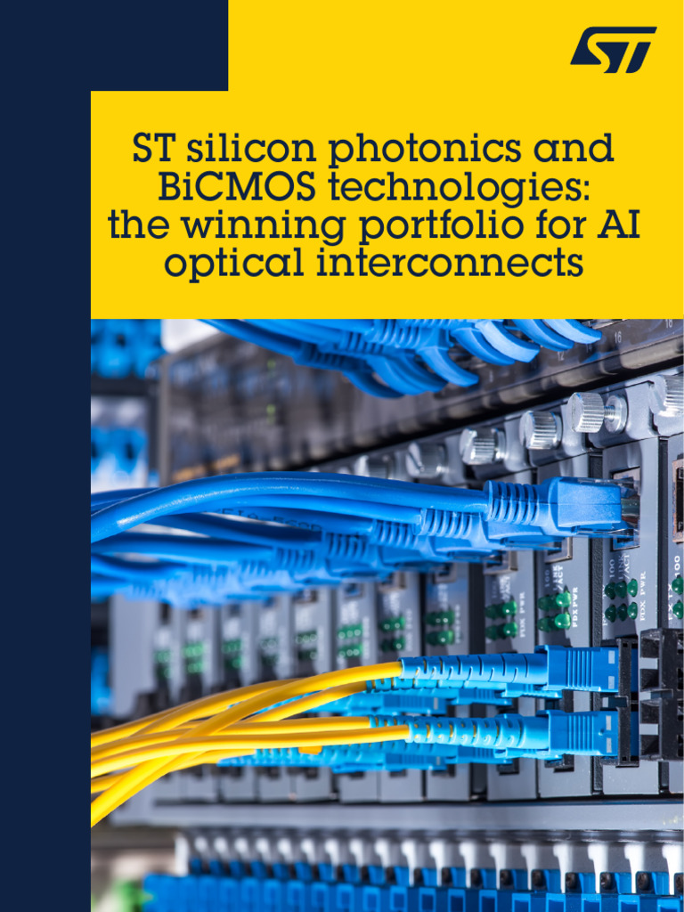 ST's Silicon Photonics for AI Interconnects | PDF | Photonics ...