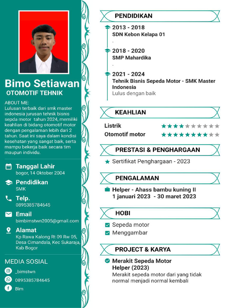 CV BiMO-dikompresi 2 | PDF