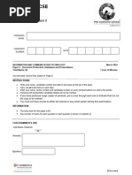 IGCSE ICT Paper 2 Mock Exam 2025 | PDF