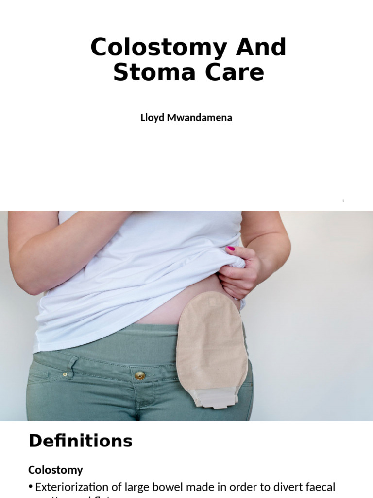 Colostomy and Stoma Catre | PDF | Gastrointestinal Tract | Clinical ...