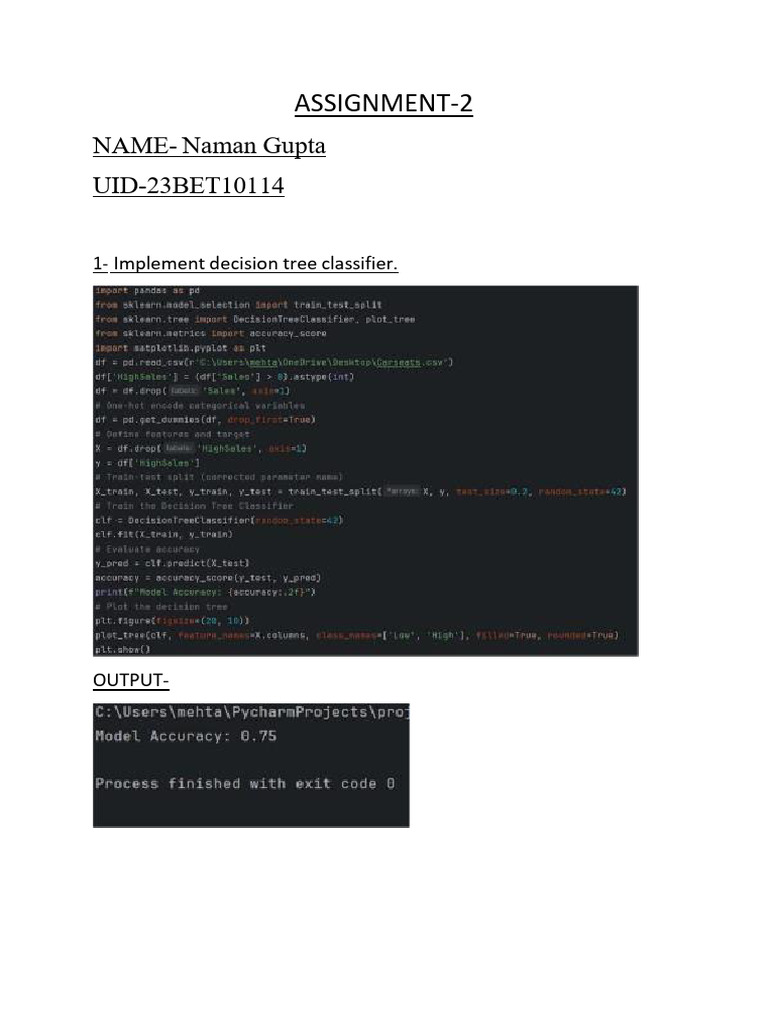 23bet10114-Naman Gupta Assignment2 | PDF