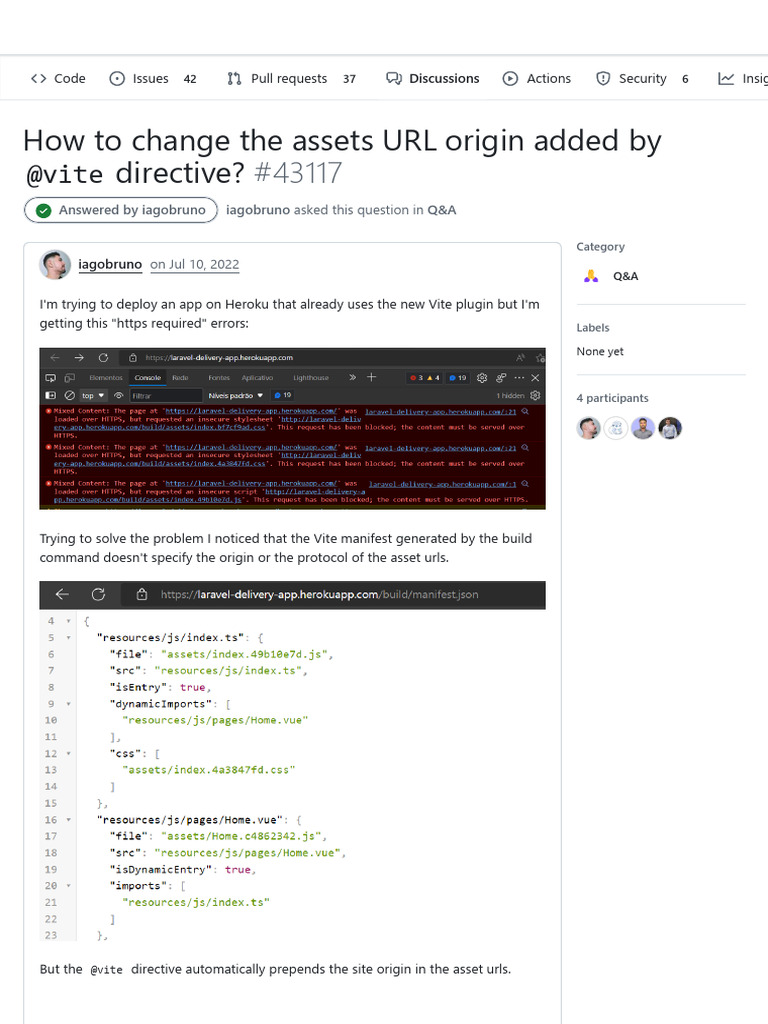 How To Change The Assets URL Origin Added by '@vite' Directive - Laravel - Framework Discussion ...