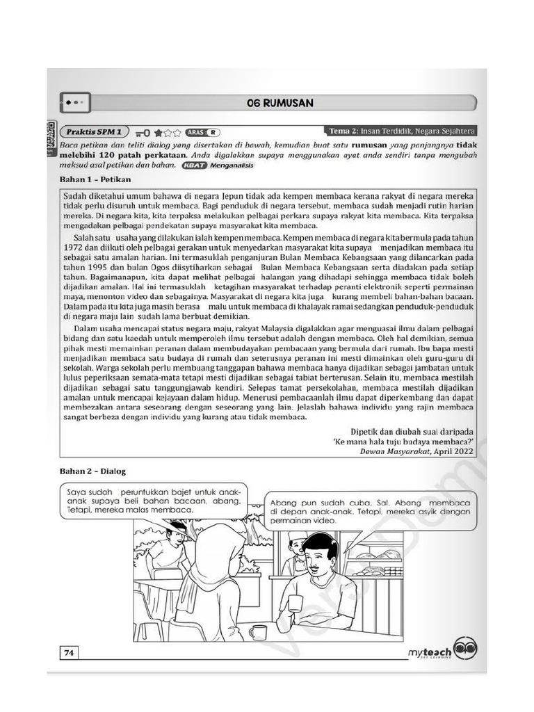 Praktis Rumusan Tingkatan 4 | PDF