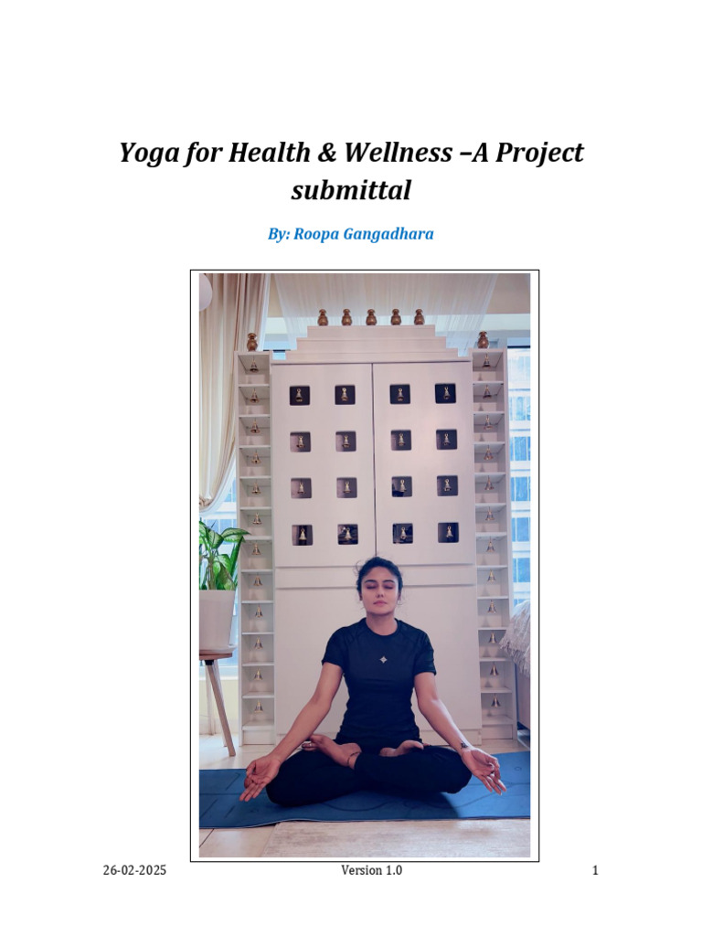 Yoga for Health and Wellness Guide | PDF | Asana | Yoga