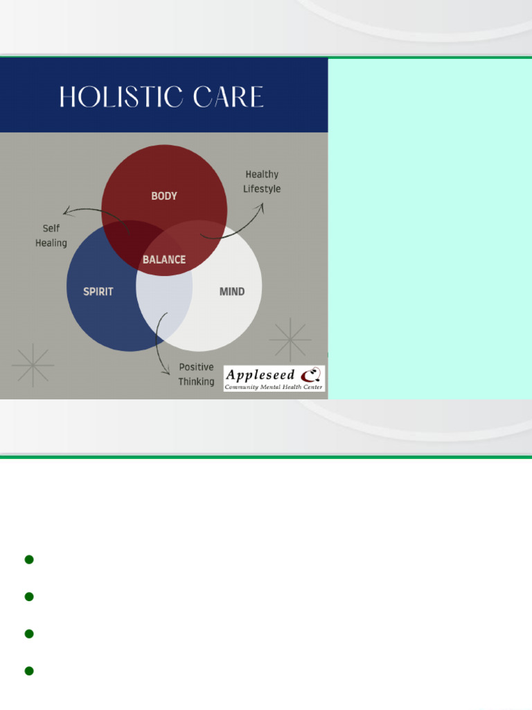 Holistic Caring Process Overview | PDF | Nursing | Holism
