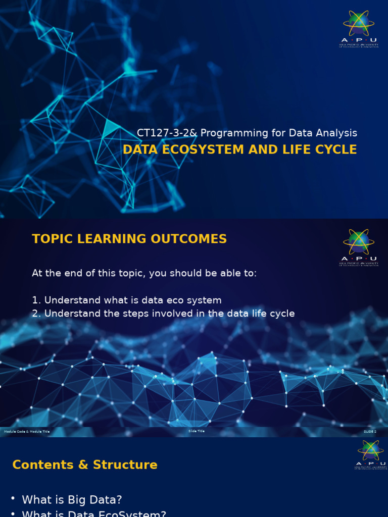 Data Ecosystem and Life Cycle Overview | PDF | Data | Big Data
