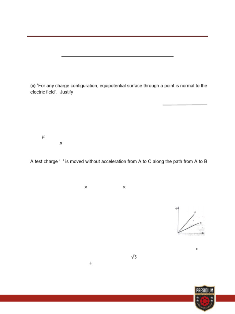 Electrostatic Potential and Capacitance Final | PDF | Capacitor | Capacitance