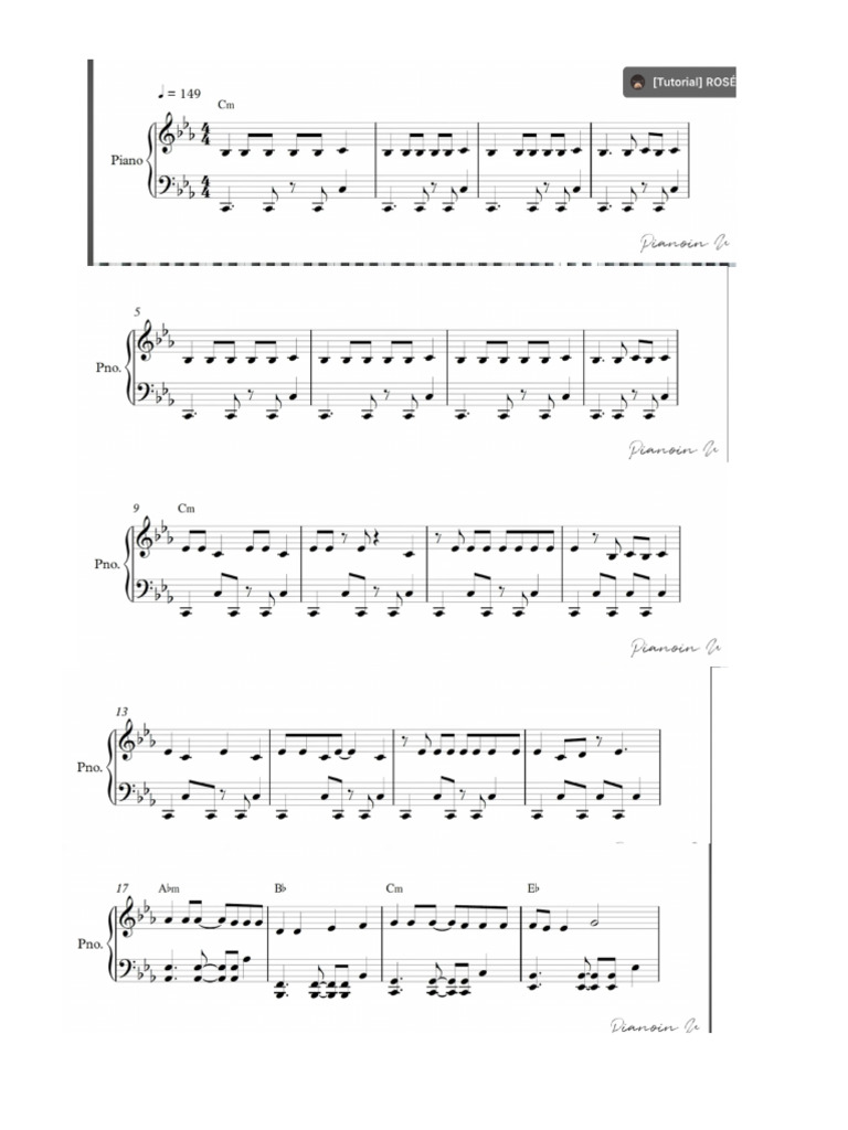 APT Rose Bruno Mars | PDF