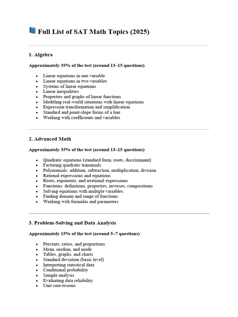 Sat Terms | PDF