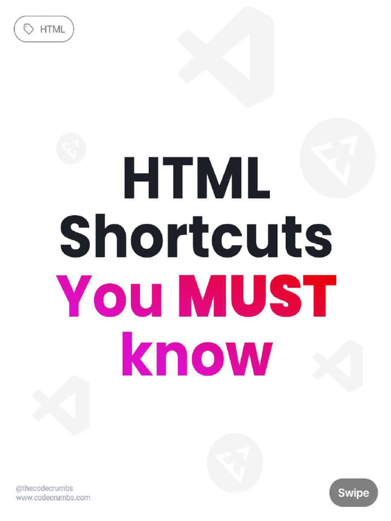 HTML Emmet Shortcuts | PDF