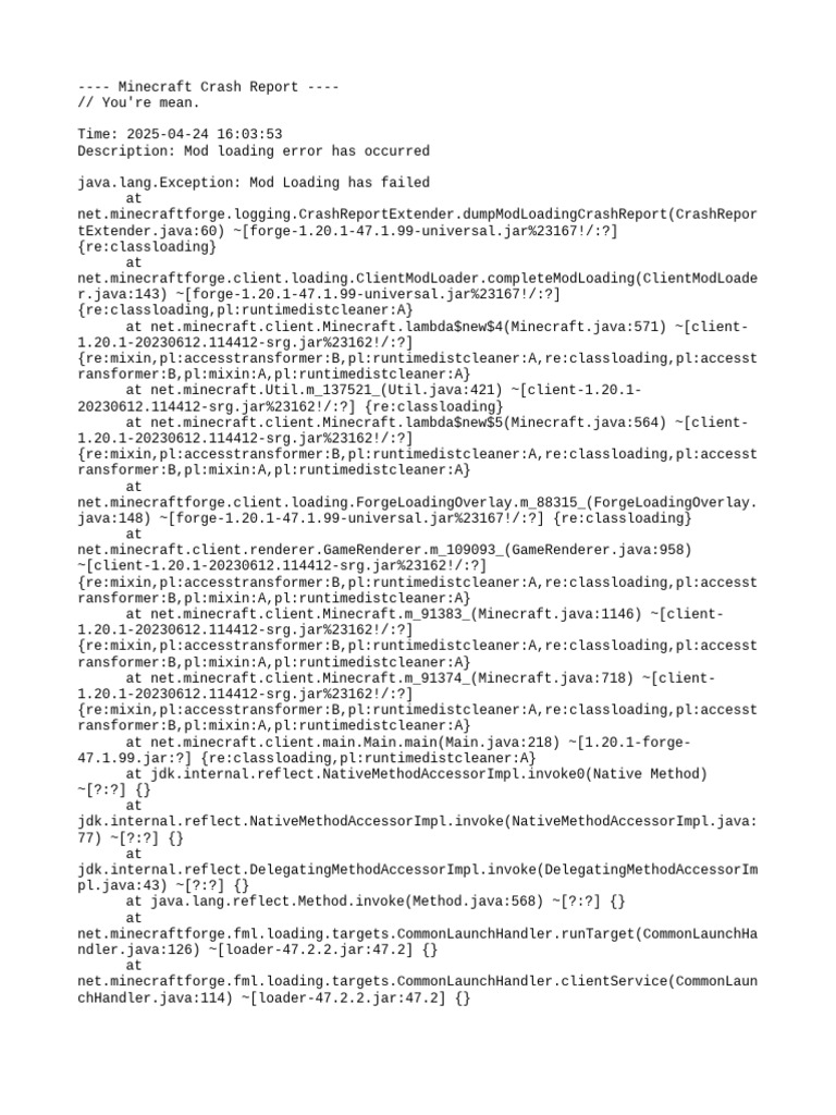 Crash 2025 04 24 - 16.03.53 FML | PDF | Central Processing Unit | Computer Hardware