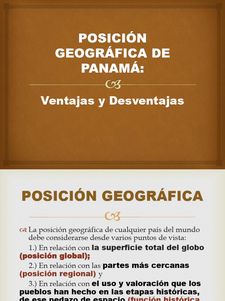 Ubicación Geográfica de Panamá | PDF | Panamá | canal de Panama