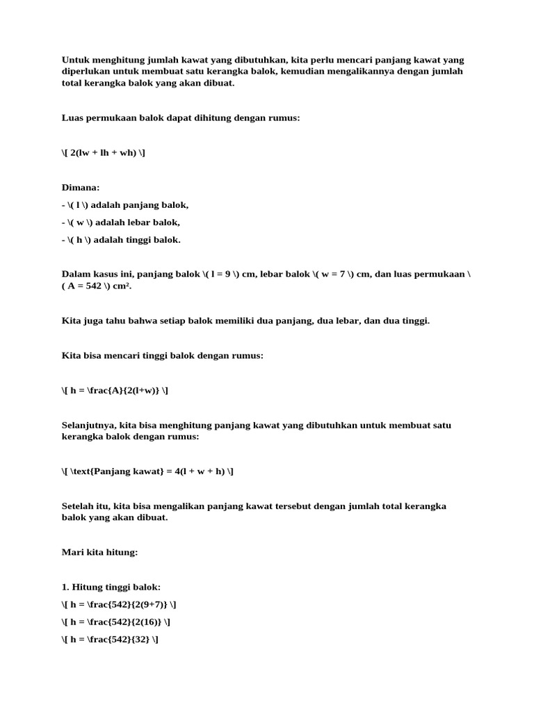 Lembar Jawaban Tugas 1 Terpadu | PDF