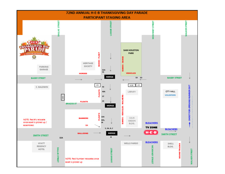 2021 Staging Map Participants | PDF | Parade | Entertainment Events