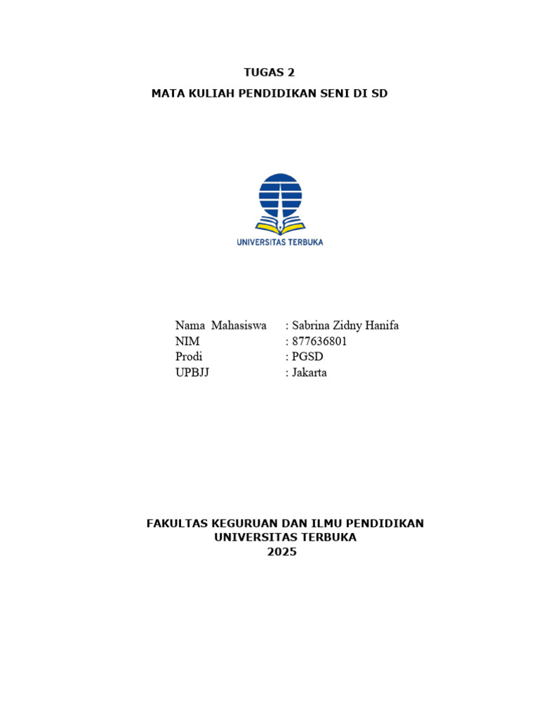 TUGAS 2_877636801_SABRINA ZIDNY HANIFA | PDF