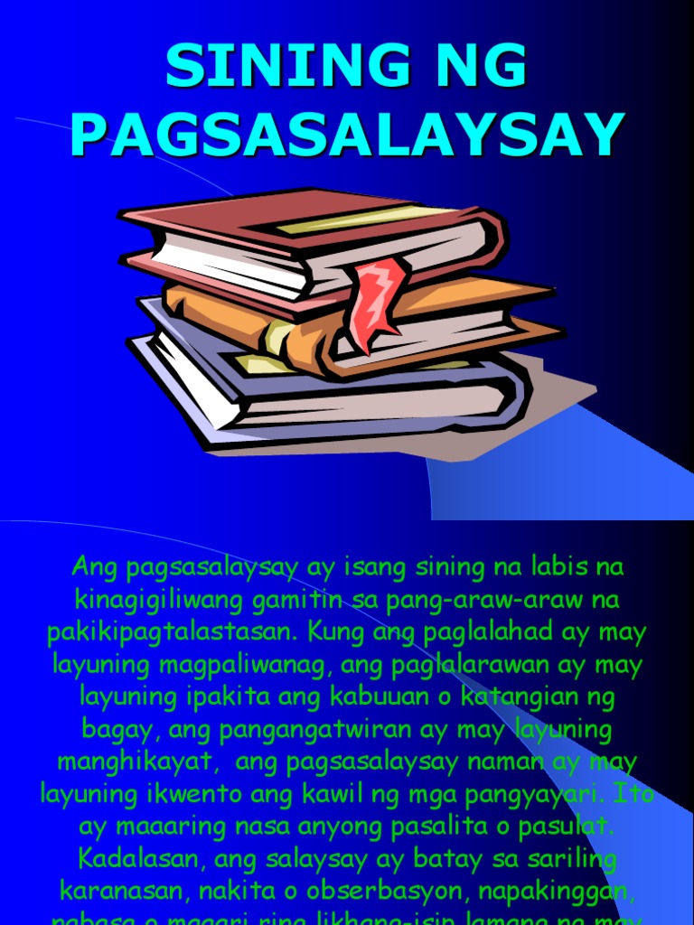 PAGSASALAYSAY | PDF