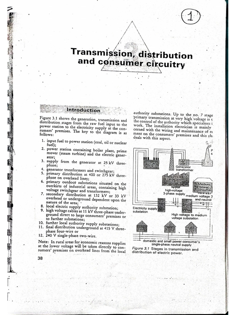 Transmission, Distribution and Comsumer Circuitry | PDF