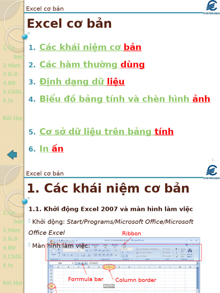 3.2.1_TKKT Excel co ban | PDF