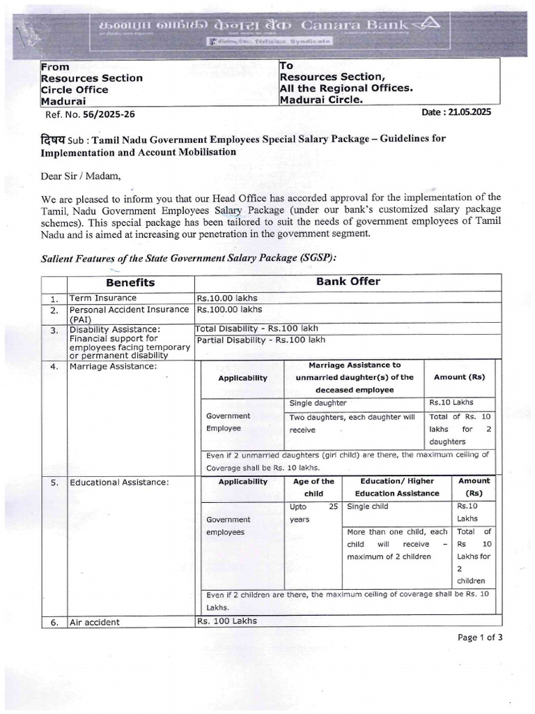 TN GVT Payroll | PDF