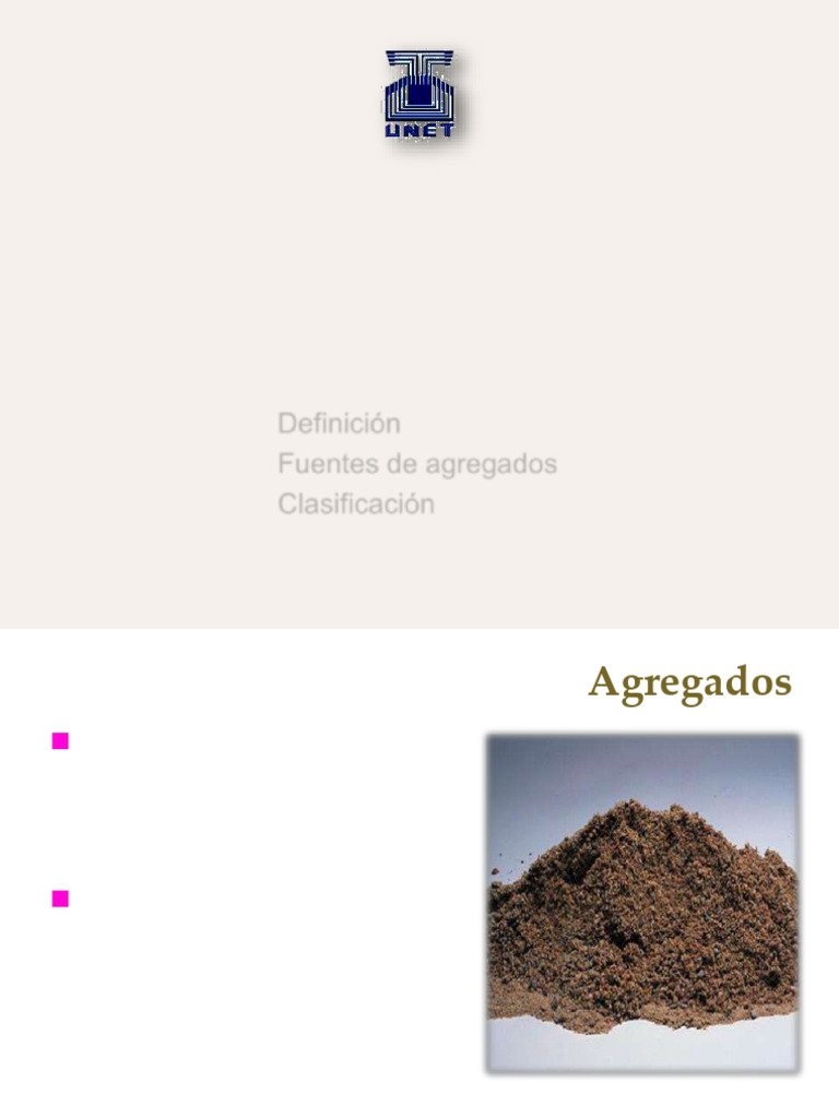 Agregados para Concreto | PDF | Grava | Materiales naturales