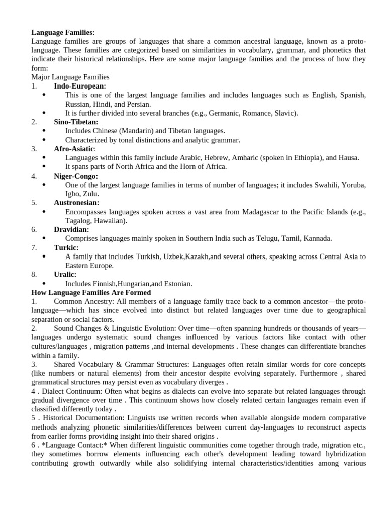 Language Families in Pakistan | PDF | Linguistics | Dialect