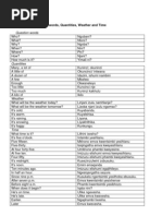Setswana Numbers and Days Guide | PDF