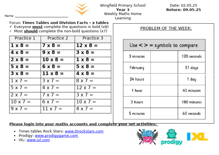 Maths - Week 2 | PDF
