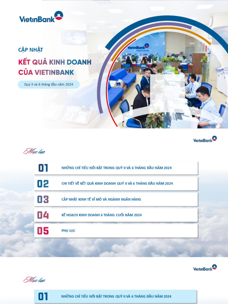 CTG Cap Nhat KQKD Quy 2 2024 Website New | PDF