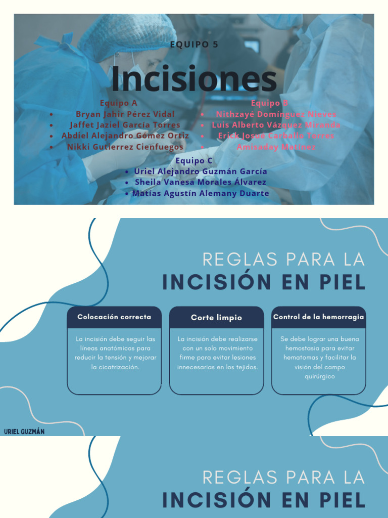 Reglas y Técnicas de Incisión Quirúrgica | PDF | Abdomen | Tiroides