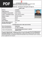 DME Grade IV Admit Card Details | PDF