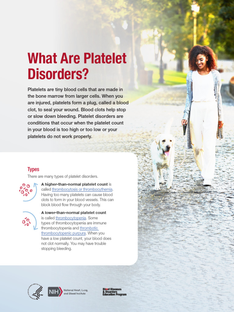 What Are Platelet Disorders | PDF | Platelet | Bleeding