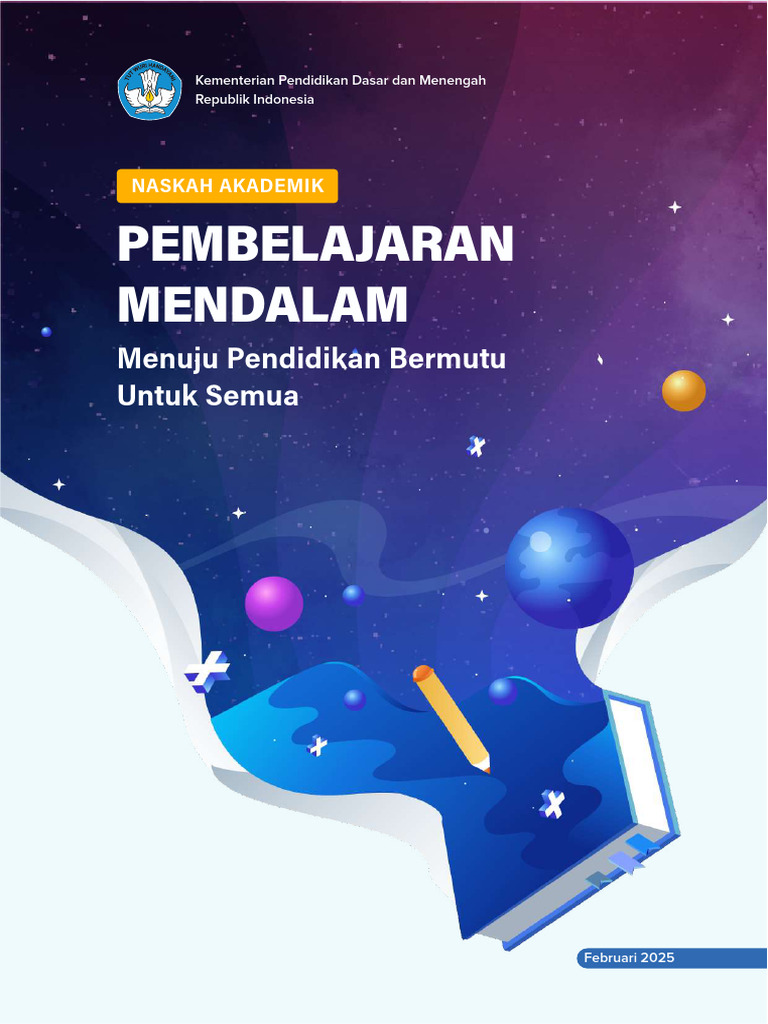 Naskah Akademik Pembelajaran Mendalam | PDF